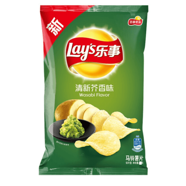 Lay’s Kartoffelchips, Wasabigeschmack 70g – Infigoo GmbH